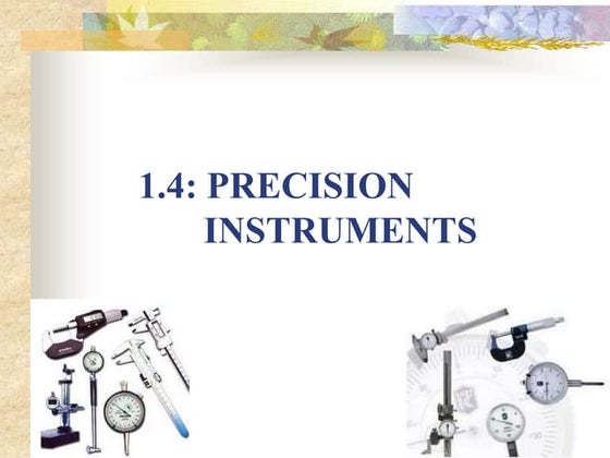 Measuring instruments ppt | PPTX