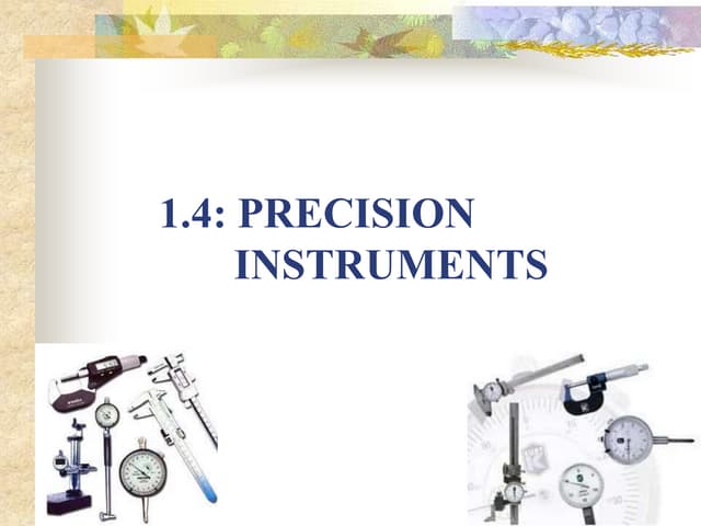 Measuring instruments ppt | PPTX