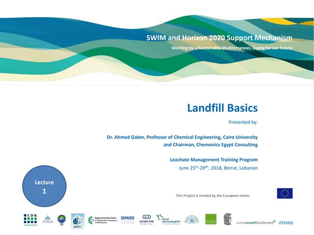 Landfill design and operation | PPTX