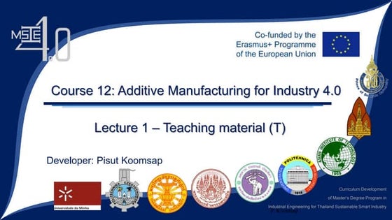 Additive manufacturing ppt | PPTX