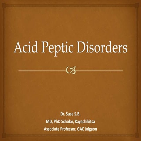 Acid Peptic Disorders Drsspptx