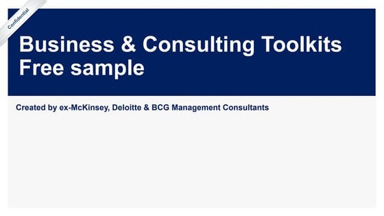 Business Strategy Presentation Template 2023 - By ex-Mckinsey and BCG ...