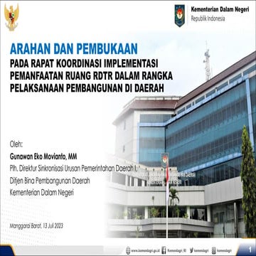 Implementasi Pemanfaatan Ruang RDTR dalam Pembangunan di Daerah.pdf