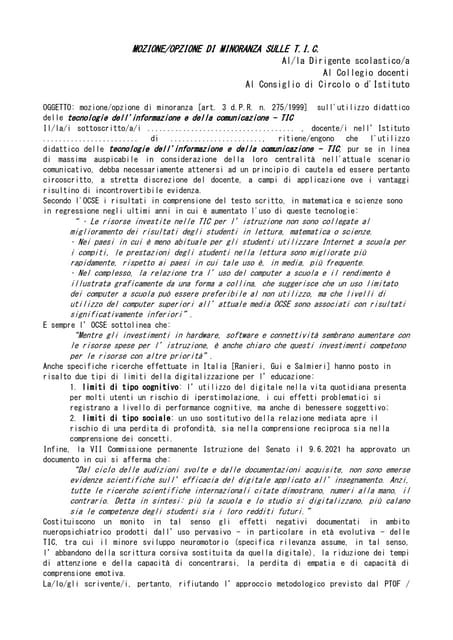 Nota dei docenti | DOCX