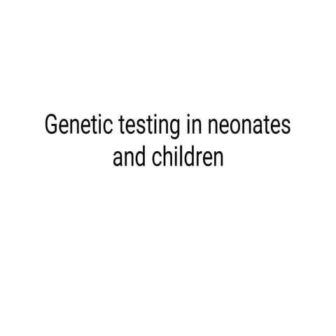 1. Genetic test for new born and children.pdf