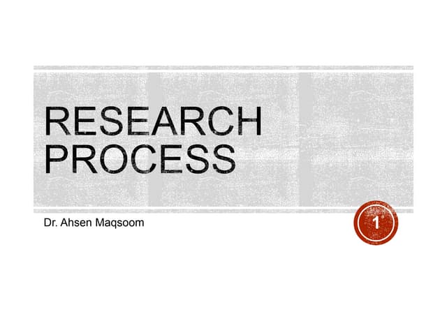 Research methodology and IPR notes for au | PDF