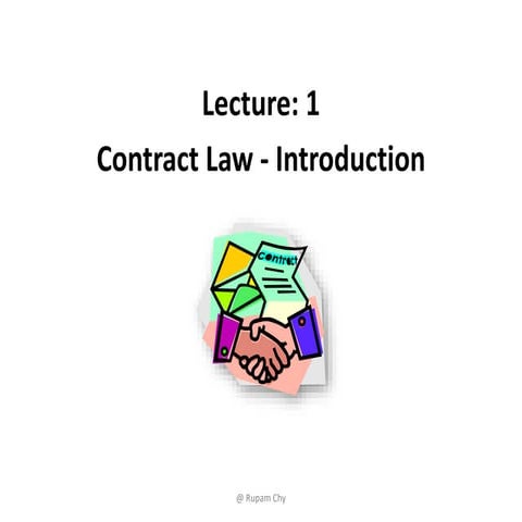 1. Contract Law (Introduction).ppt | Business | Business and Finance