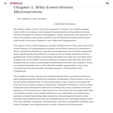 1 Why Event Driven Microservices Building Event Driven Microservicespdf