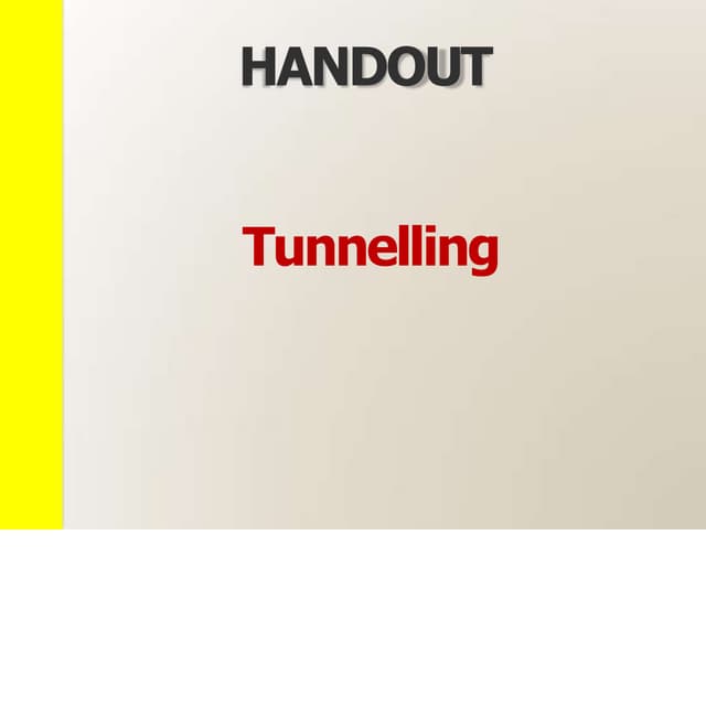 1. Tunnelling.pptx