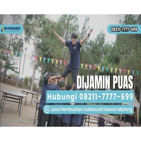 DIJAMIN PUAS, Hubungi 08211-7777-699 Dutasukses jasa pembuatan outbound ...