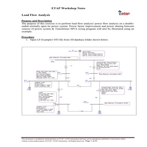 ETAP - Power system modeling | PDF