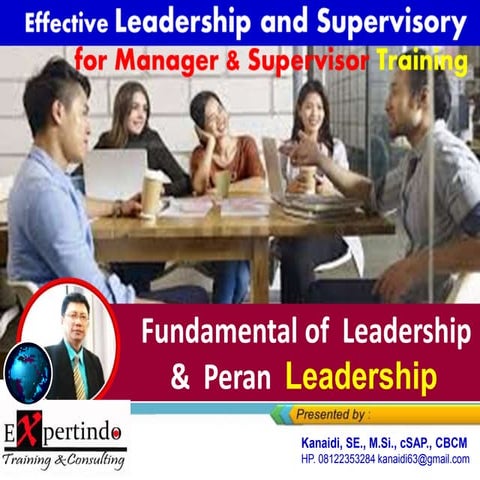 Fundamental of Leadership & Peran Leadership _Training "Effective ...