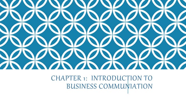 Business communication bba semester 1 notes | PPTX