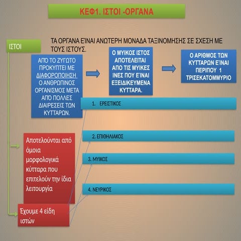 Μάθημα: Βιολογία. Α' Λυκείου. 1ο Κεφ.-Σημειώσεις σχολικού βιβλίου | PPT