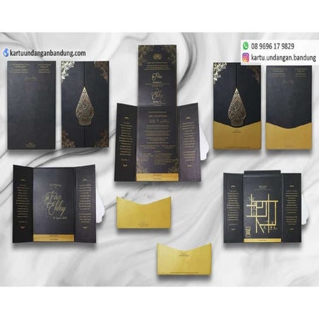 Kartu Undangan Pernikahan Hardcover Tradisional Elegant Mewah | PDF