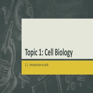 Power point presentation about cell biology | PDF