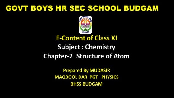 Cathode Ray Tube Experiment - J.J. Thomson | PPTX | Chemistry | Science