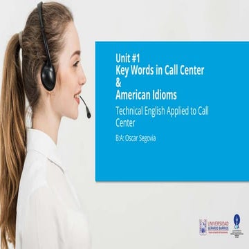 1.Keywords & Idioms in call center and american idioms | PPSX