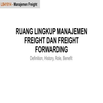 1. Pengantar Manajemen Freight dan Freight Forwarder.pdf