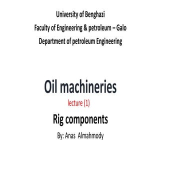Drilling rig components ( illustrated glossary ) | PDF