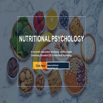 Learn How Psychology And Nutrition Are Related: Visit CNP Website | PPT