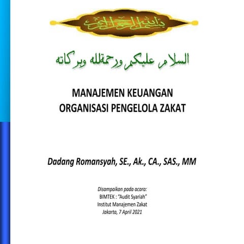1. Akuntansi dan Pelaporan Zakat Berdasarkan PSAK 109_Dadang Romansyah.pptx