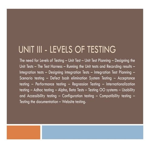 Software Testing Unit 3 Notes Anna University 2017 Pdf