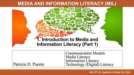 Media and Information Literacy - Module 1: Week 1 | PPTX | Internet for ...