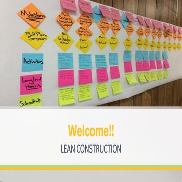 Fundamentos de metodología Lean Construction | PDF
