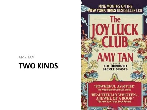Plot analysis of two kinds by amy tan | PPT | World/International Music ...