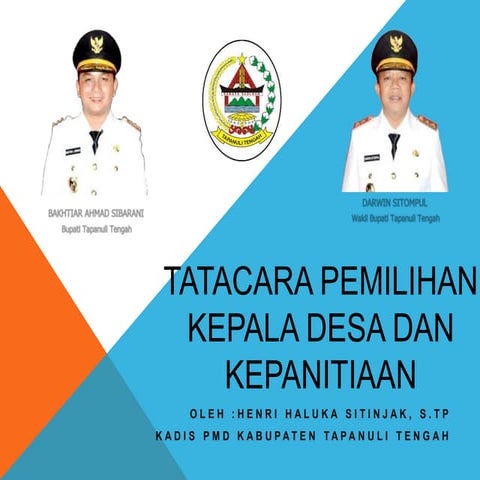 Tata Cara Pemilihan Kepala Desa Untuk pemilihan kades | PPTX