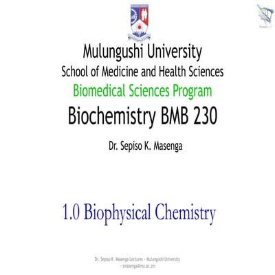 1.0 Biophysical Chemistry.pdf 12323323w46 | PDF