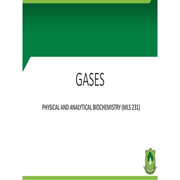 GAS LAWS AND GENERAL GAS EQUATION (CHARLES, BOYLES AND AVOGADRO) | PPTX