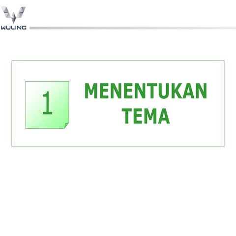 1. Langkah 1 Menentukan Tema.pdf projek improvement | PDF