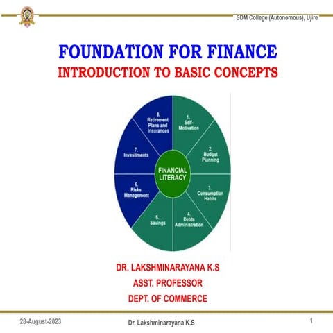 1. Unit I - Foundation for Finance - Basic Concepts.pptx