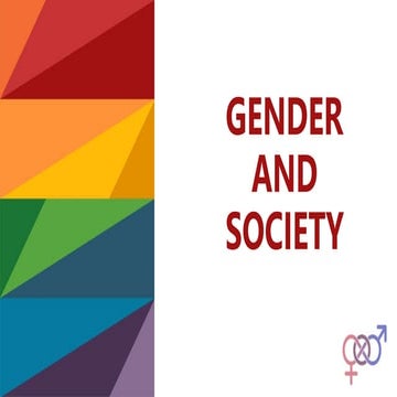 BASIC GENDER SENSITIVITY TRAINING | PPTX