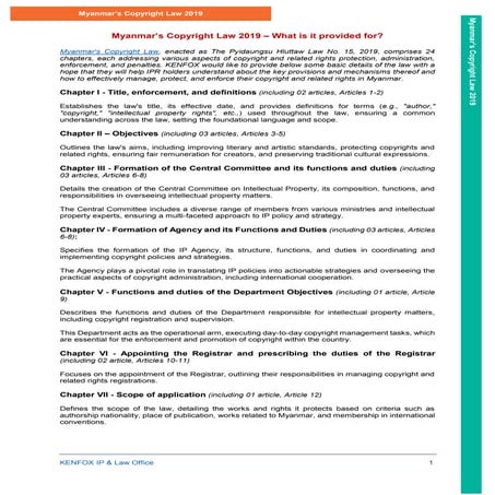 Myanmar's Copyright Law Introduction (Bulletin).pdf
