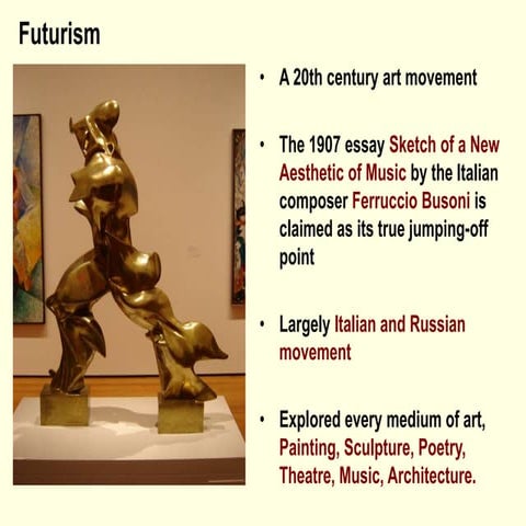1.Futurism a style in history of architecture | PPT