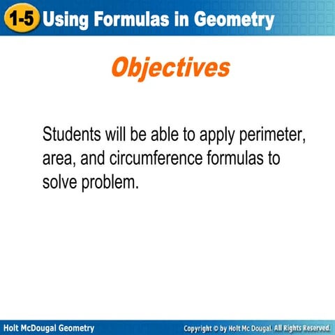 Formulas Geometry Ppt Formulas Geometry Pptsoftware Vn | Ppt