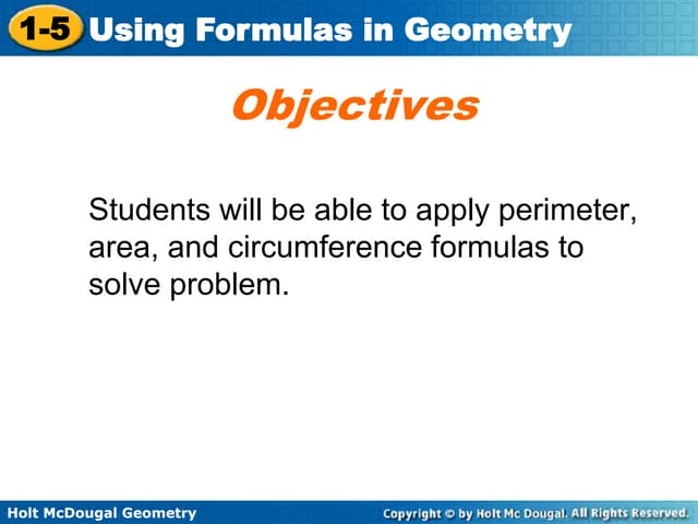 Formulas Geometry Ppt Formulas Geometry Pptsoftware Vn | Ppt