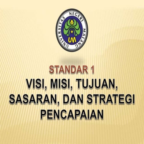 Education VISI MISI TUJUAN SASARAN CAPAIAN | PPTX