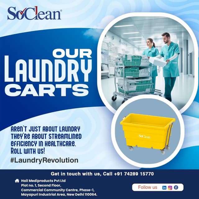 Soclean’s Laundry Carts Roll towards better healthcare management | PDF