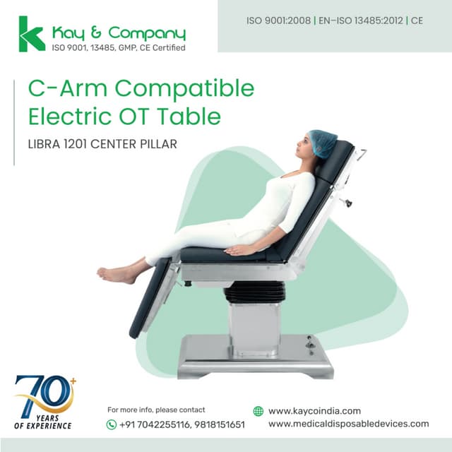 C-Arm Compatible Electric OT Table kaycoindia | PDF