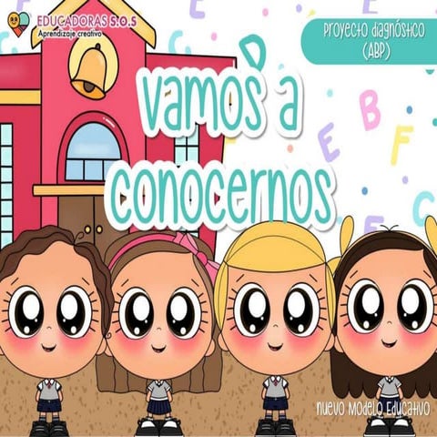 VAMOS A CONOCERNOS, planeacion escolar de preescolar | DOCX