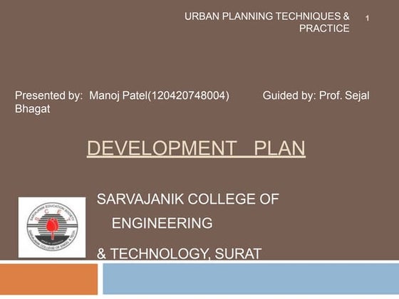 Master plan (Town Planning) | PPTX | Developmental Sites | Real Estate