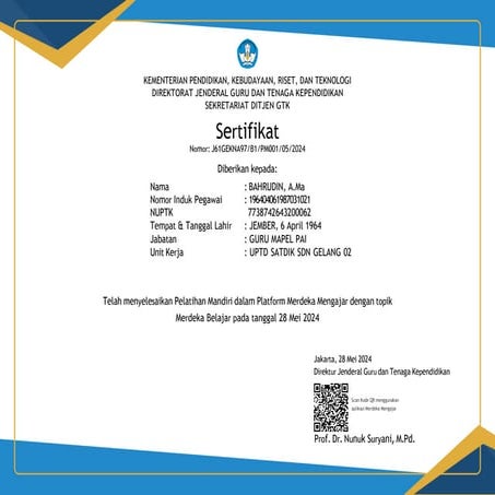 1.2 Merdeka Belajar certificate-1.pdf sertifikat | PDF