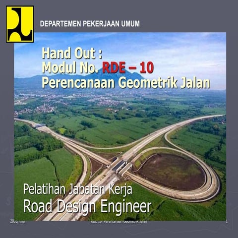 Geometrik Jalan Raya (Perencanaan) | DOCX