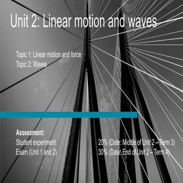 Vectors and scalars of linear motion - kinematics | PPTX