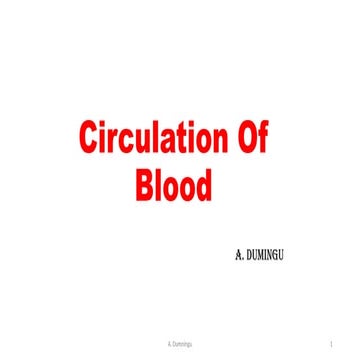 1.2 Circulation Of Blood.pptx Anatomy and physiology | PPTX