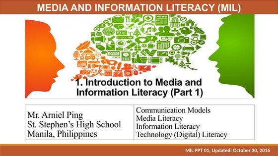 Media and Information Literacy - Module 1: Week 1 | PPTX | Internet for ...